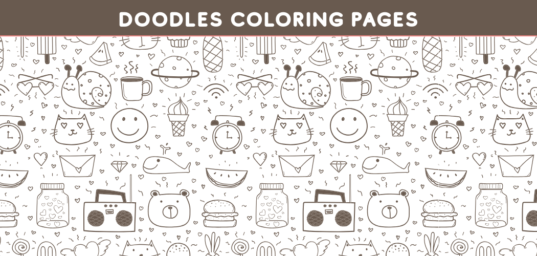 Doodles Coloring Pages - COLORINGOO.COM