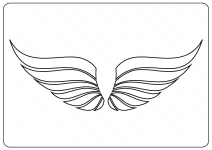 Free Printable Wings Coloring Pages