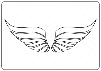 Free Printable Wings Coloring Pages