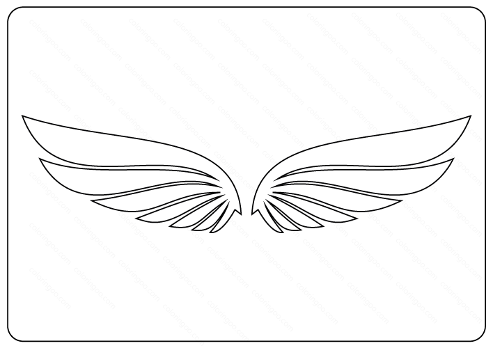 Free Printable Wings Coloring Pages