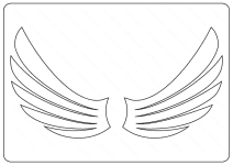 Free Printable Wings Coloring Pages