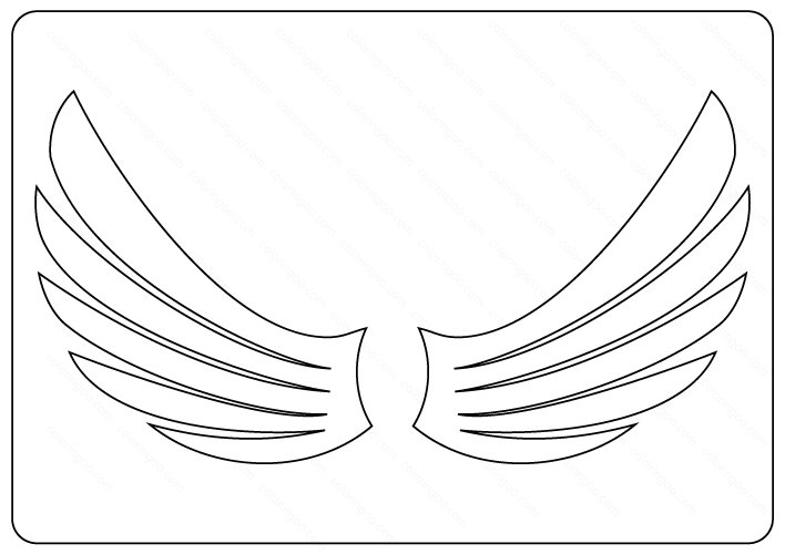 Free Printable Wings Coloring Pages
