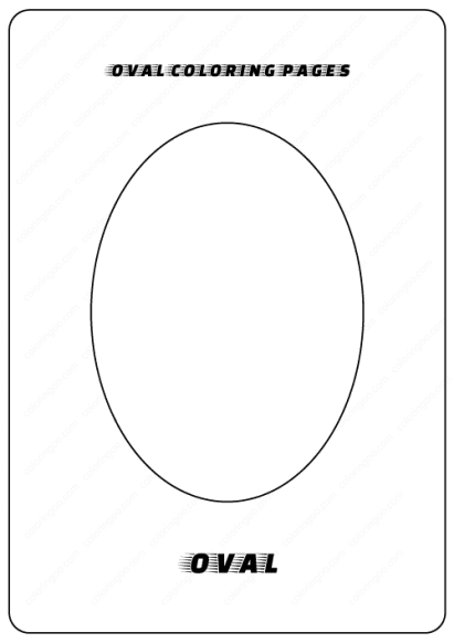 Basic Geometric Shapes Coloring Pages