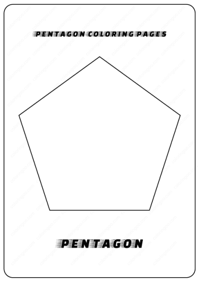 Basic Geometric Shapes Coloring Pages