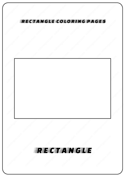 Basic Geometric Shapes Coloring Pages