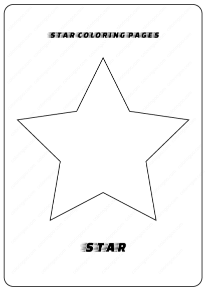 Basic Geometric Shapes Coloring Pages
