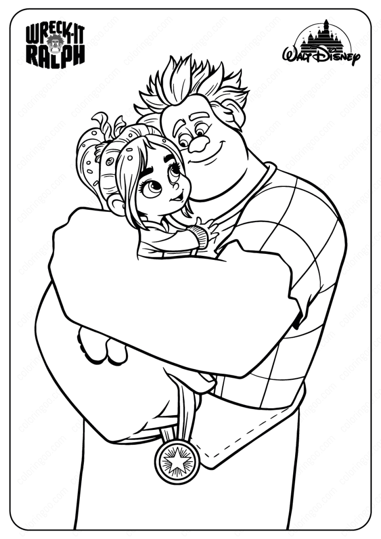 Wreck-It Ralph Coloring Pages - COLORINGOO.COM