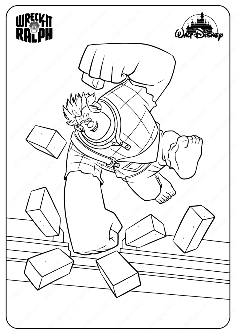 Wreck-It Ralph Coloring Pages - COLORINGOO.COM