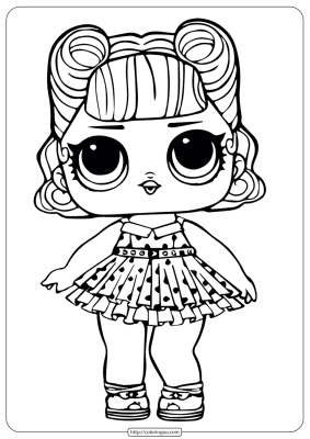 LOL Surprise Doll Jitterbug Coloring Page