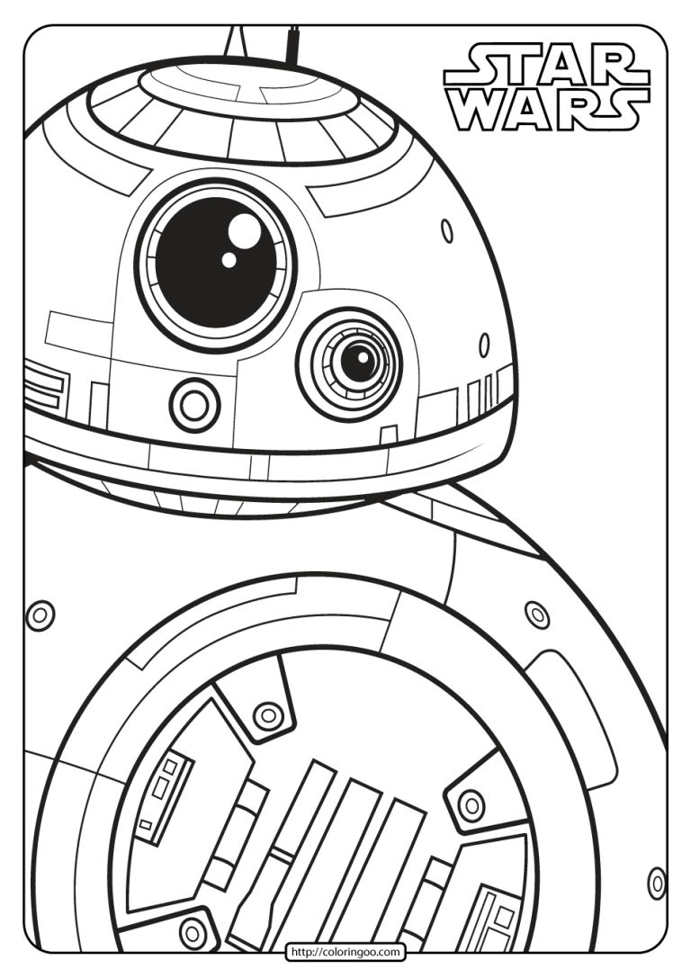 Printable Star Wars BB8 Coloring Pages