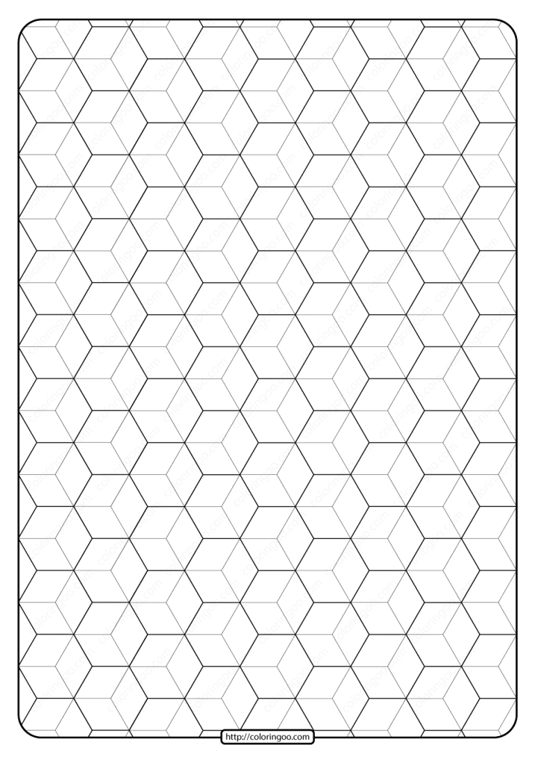 Free Printable Geometric Pattern PDF Book 008