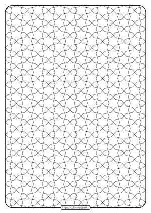Free Printable Geometric Pattern PDF Book 013