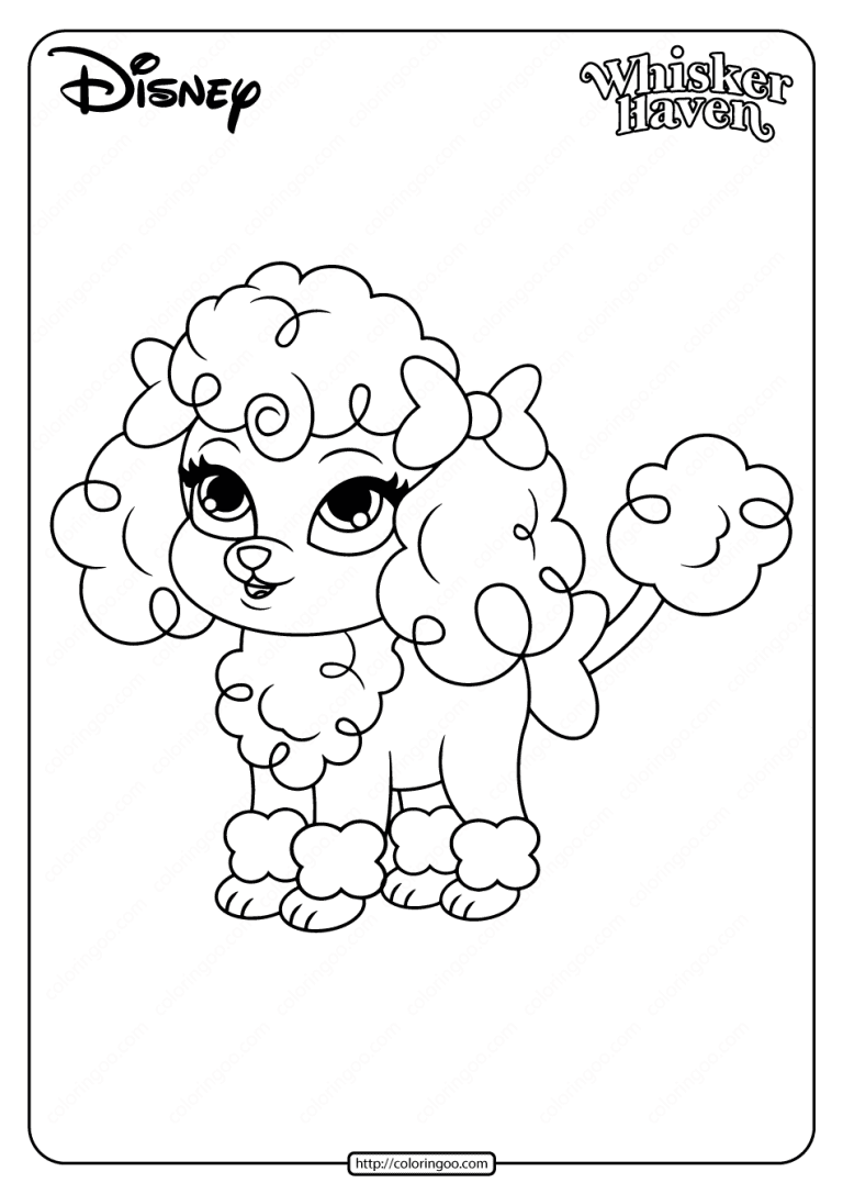 Printable Palace Pets Matey Pdf Coloring Pages