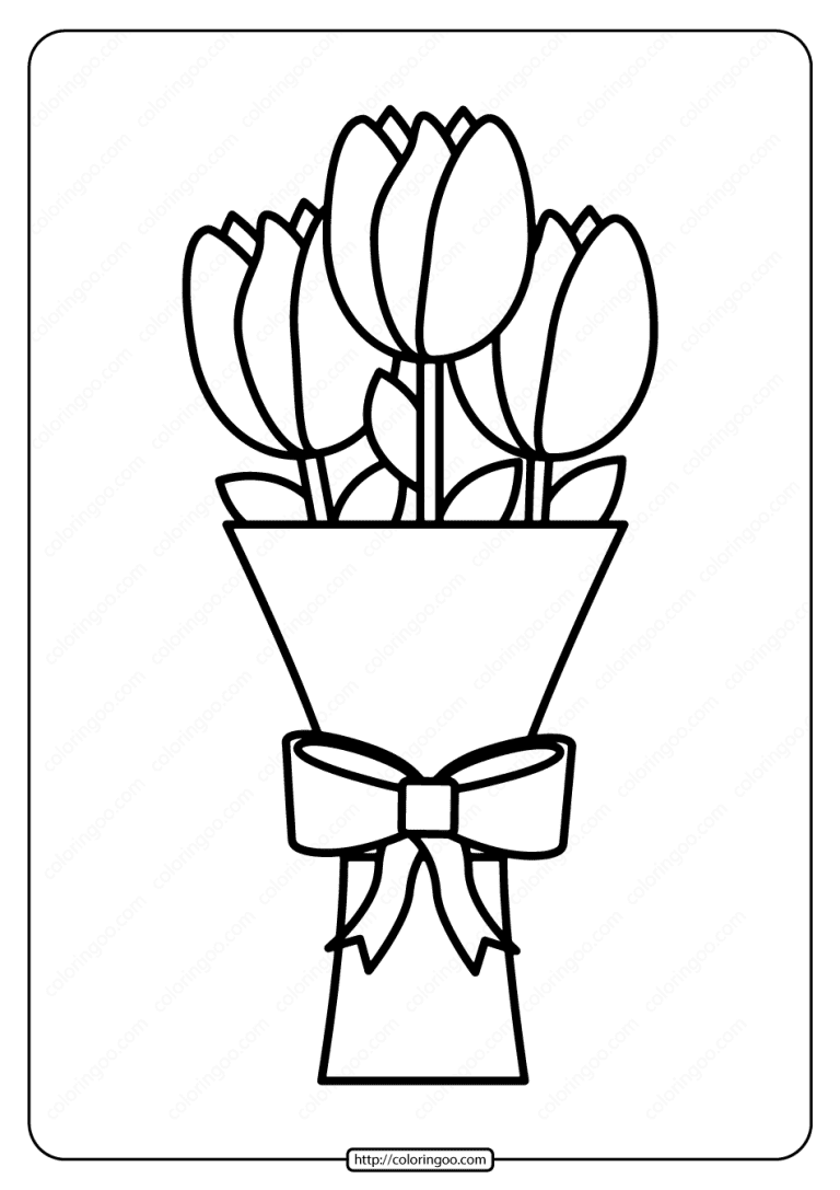Free Printable Mint Outline Pdf Coloring Page