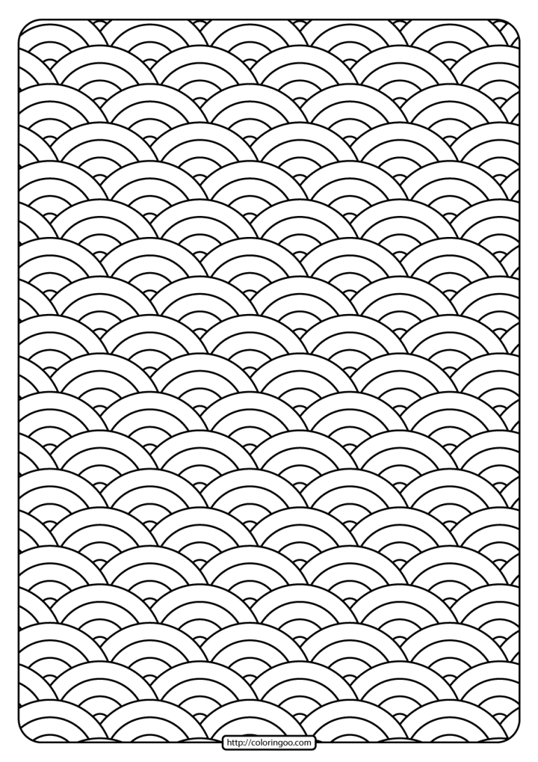Free Printable Geometric Pattern PDF Book 022