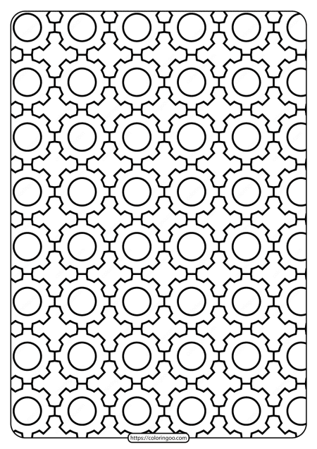 Free Printable Gear Outline Pdf Patterns 01