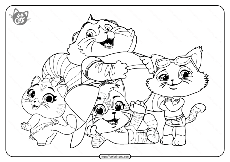 44 Cats Coloring Pages - COLORINGOO.COM