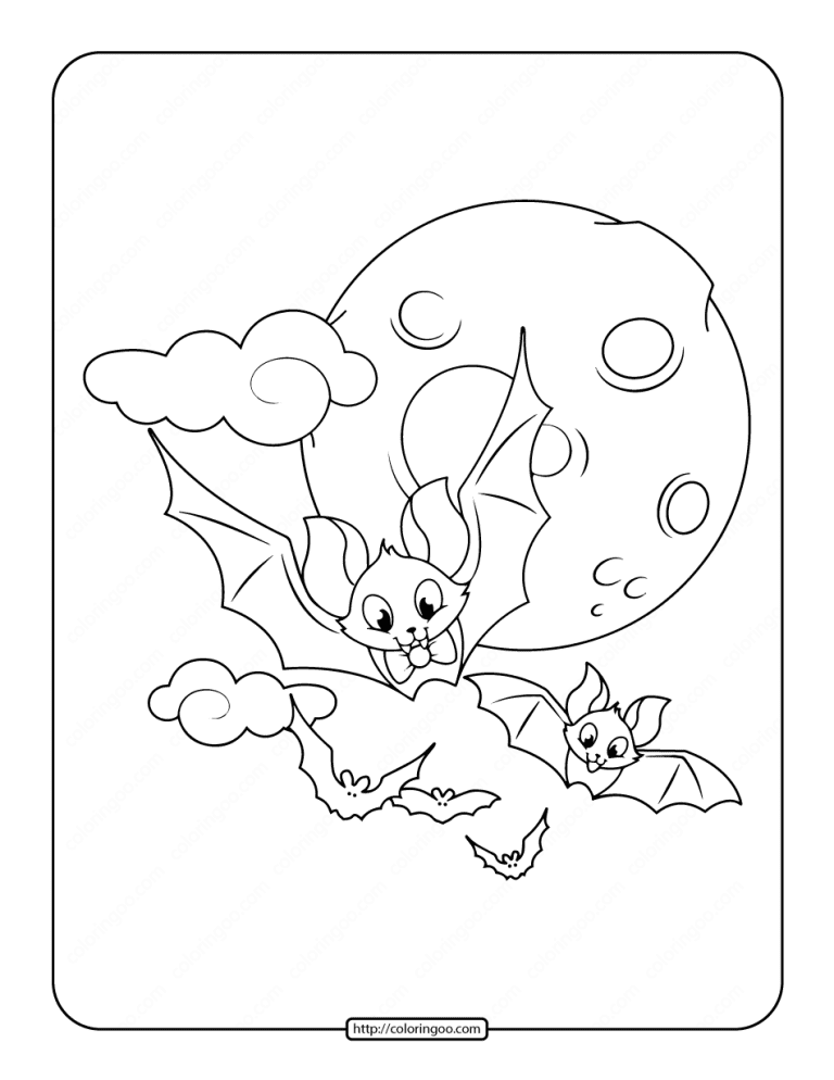 Bat Coloring Pages - COLORINGOO.COM