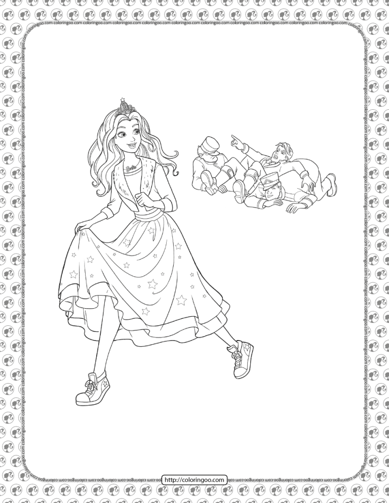 Barbie Princess Adventure Coloring Pages 27