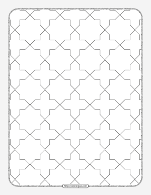 Free Printable Geometric Pattern 026