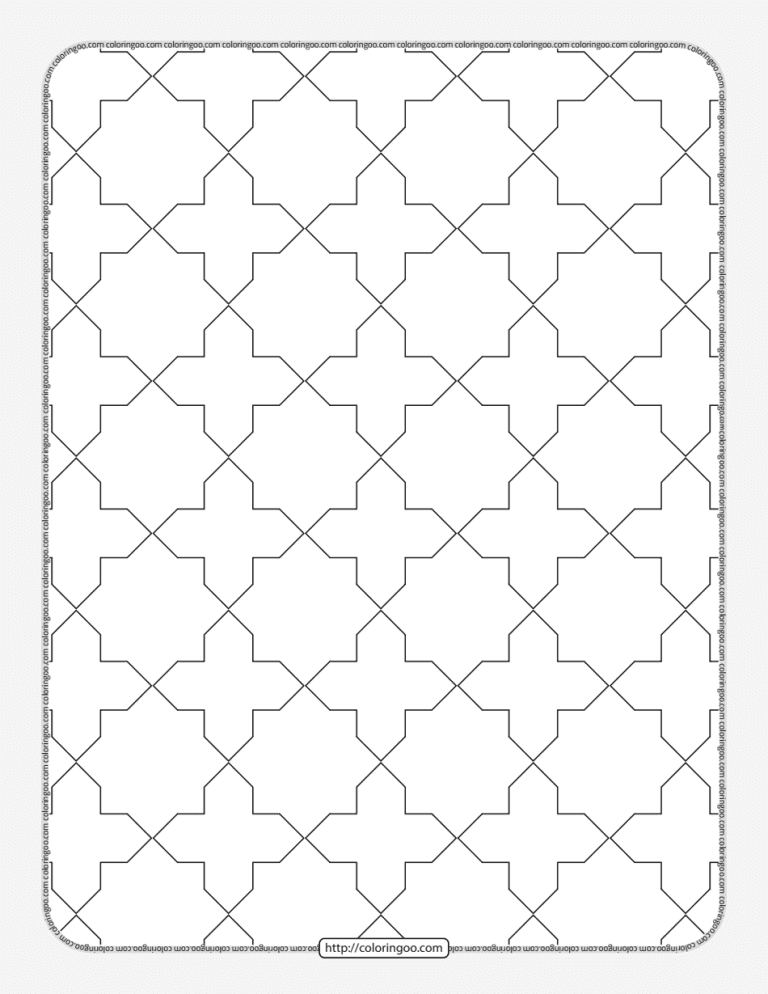 Free Printable Geometric Pattern 026