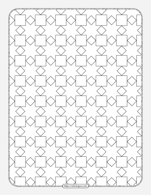 Free Printable Pdf Geometric Pattern 040
