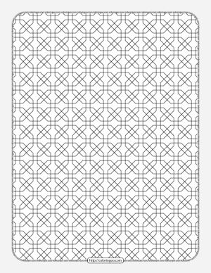 Free Printable Geometric Pattern 026