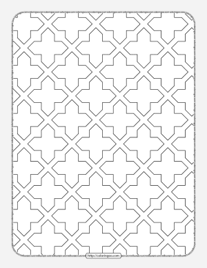 Free Printable Geometric Pattern 032