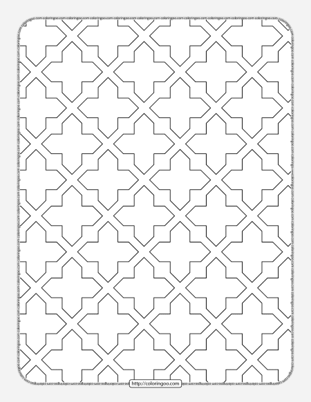 Free Printable Geometric Pattern PDF Book 009
