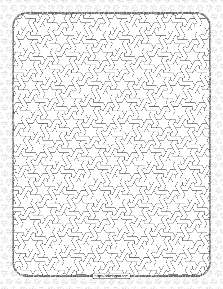 Free Printable Pdf Geometric Pattern 035