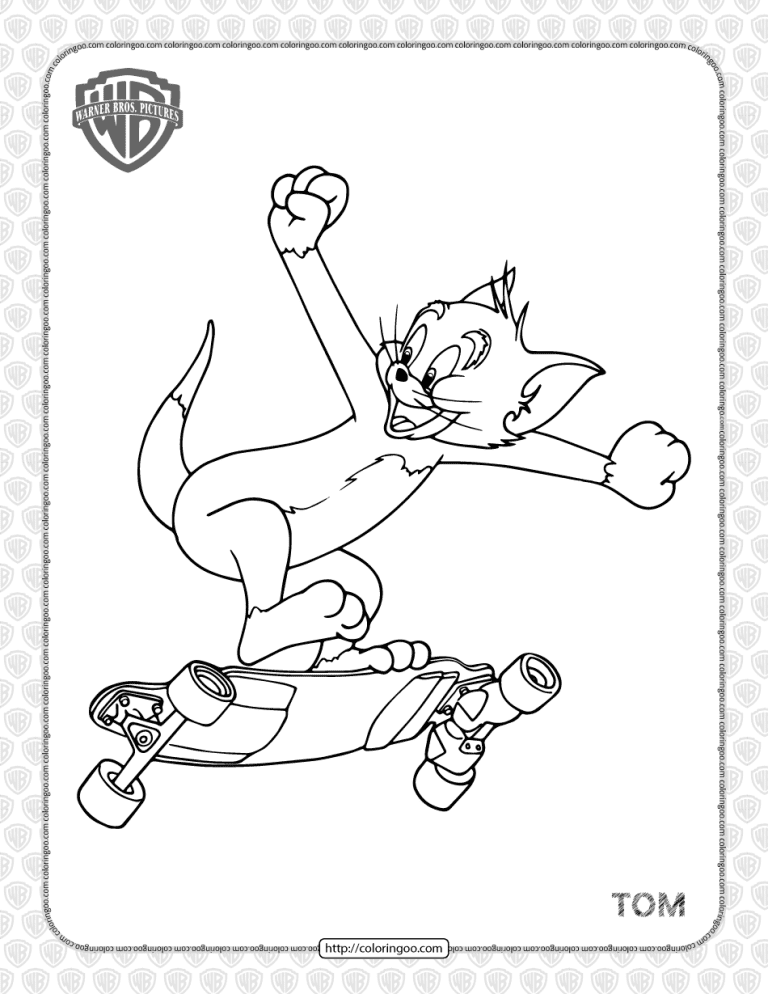 Printable Tom and Jerry Coloring Pages
