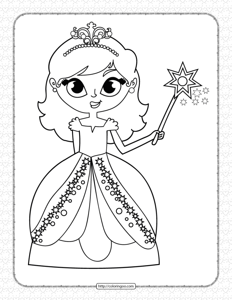 Princess Coloring Pages