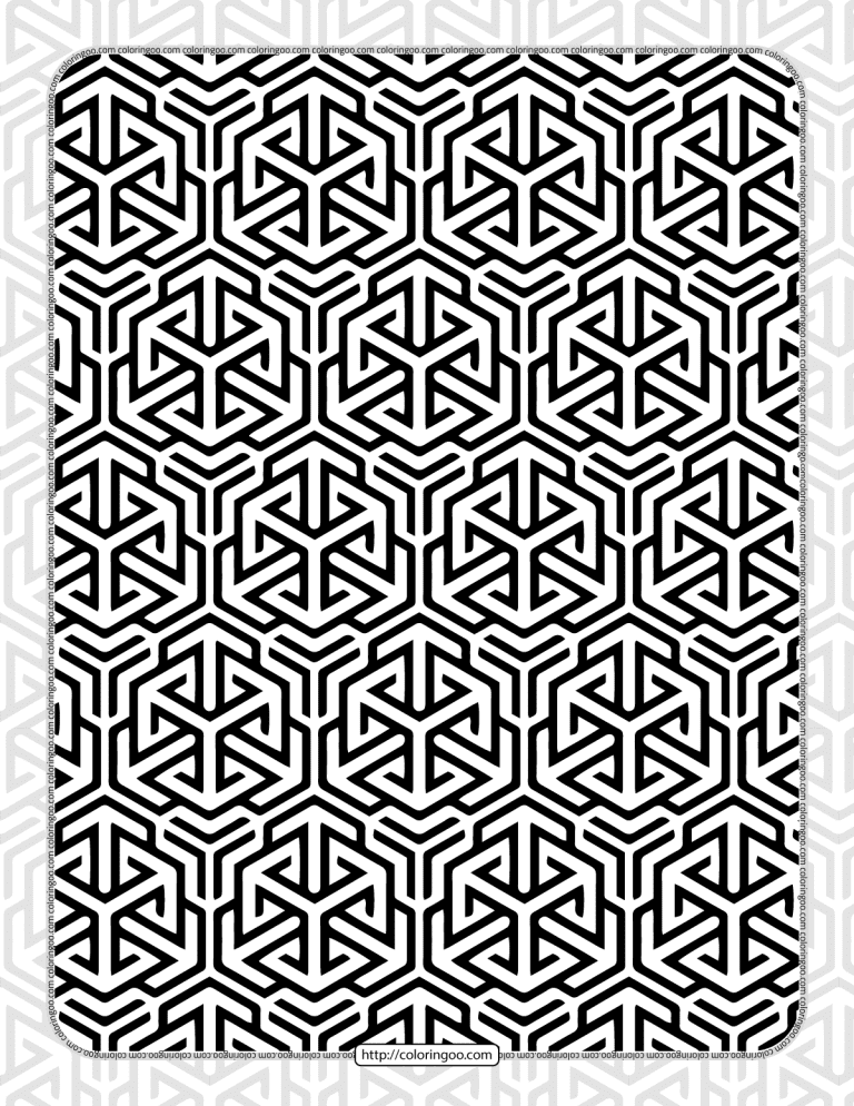 Pattern Coloring Pages - COLORINGOO.COM