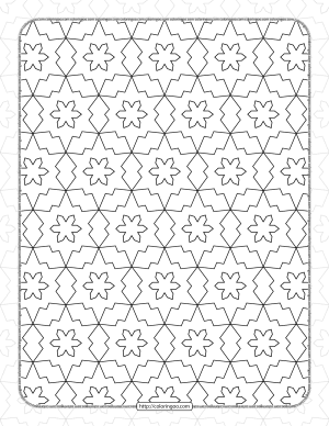 Free Printable Pdf Geometric Pattern 038