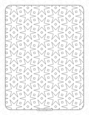 Free Printable Pdf Geometric Pattern 039