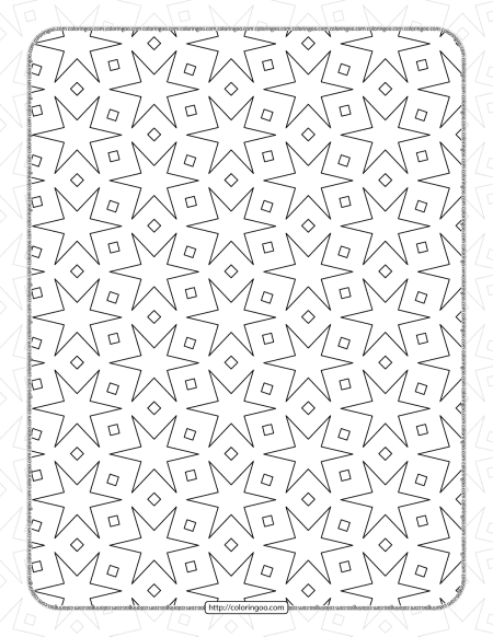 Free Printable Pdf Geometric Pattern 039