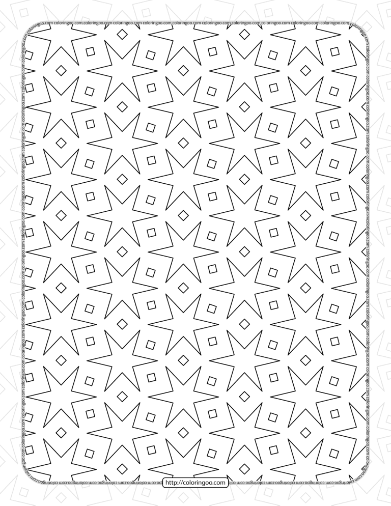 Pattern Coloring Pages - COLORINGOO.COM