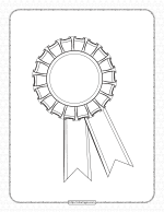 Free Printable Rosette Pdf Outline Sheet