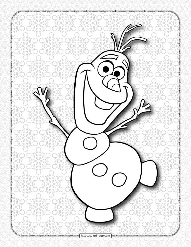 Frozen Coloring Pages
