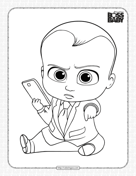 Free The Boss Baby Printables
