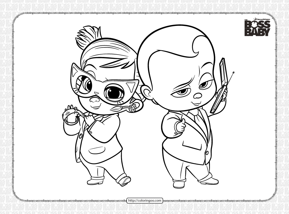 The Boss Baby Family Business Coloring Pages The Boss Baby Family Business Coloring Pages