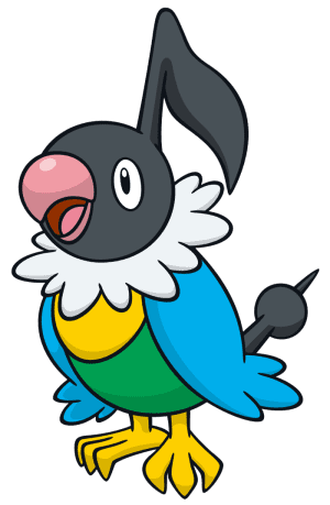 Printable Pokemon Chatot Coloring Pages