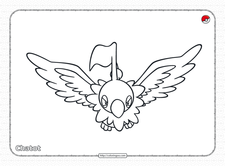 Pokemon Corviknight Pdf Coloring Pages - Free Printable Coloring Pages ...