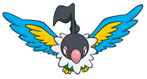 Pokemon Chatot Coloring Pages