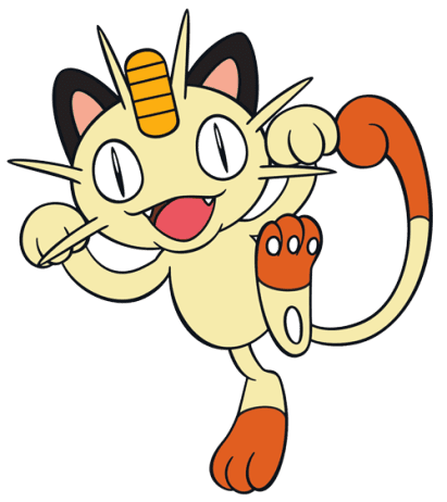 Pokemon Meowth Pdf Coloring Page