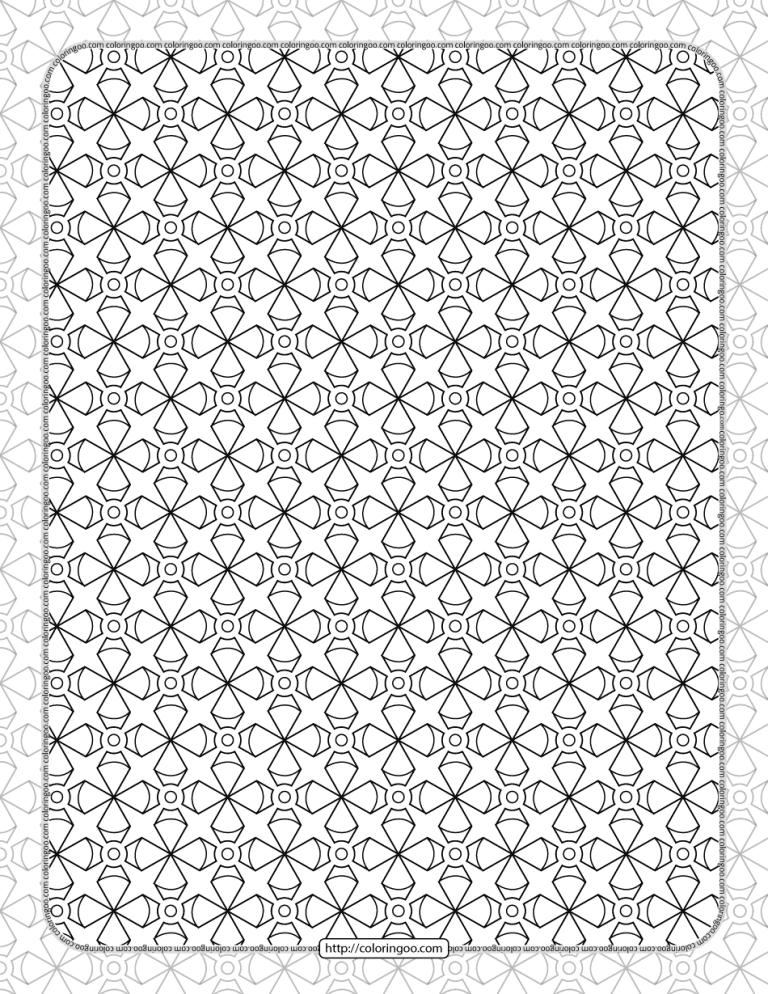 Pattern Coloring Pages - COLORINGOO.COM