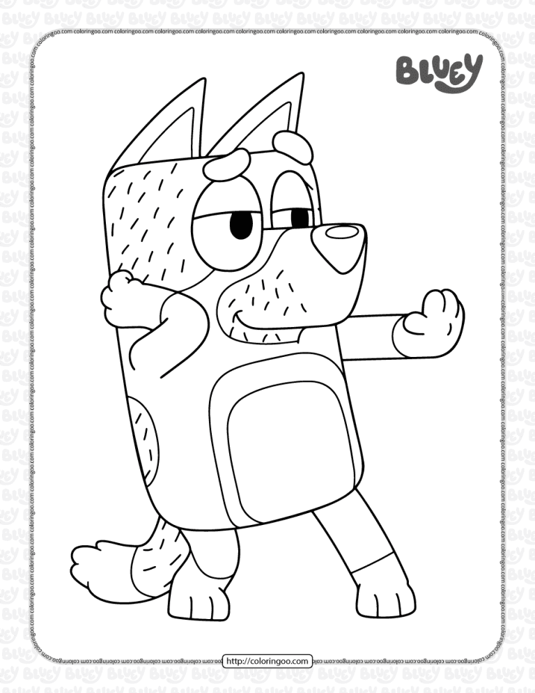 Printable Bluey Coloring Pages (Updated 2022)