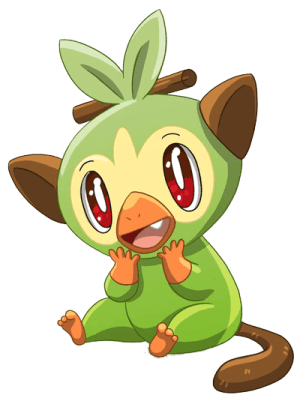 Pokemon Grookey Coloring Pages for Kids