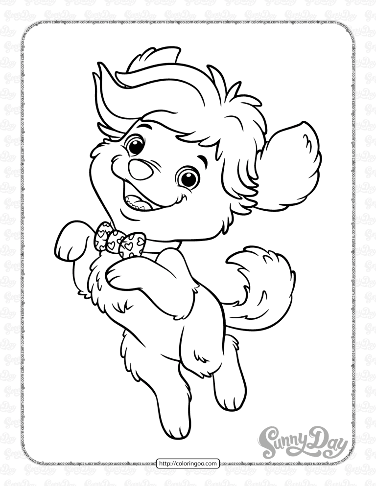 Free Printable Sunny Day Coloring Pages