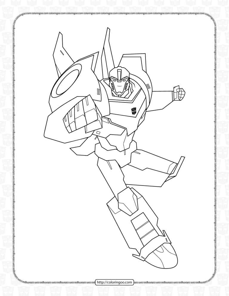 Bumblebee Pdf Coloring Pages